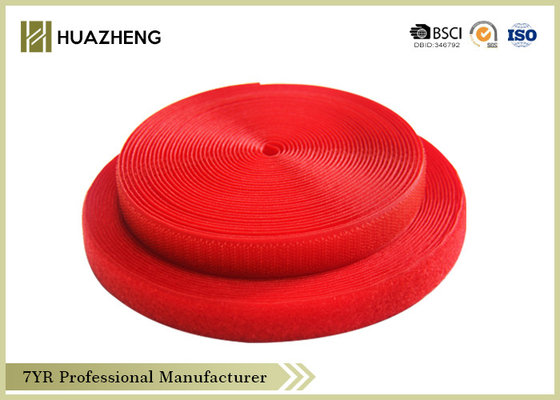 20mm Custom Red Hook Loop Tape Nylon Strength Sticky for Self - Locking