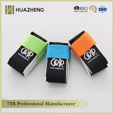 Clear Printing Logo Ski Carrier Strap Hook and Loop Fastener
