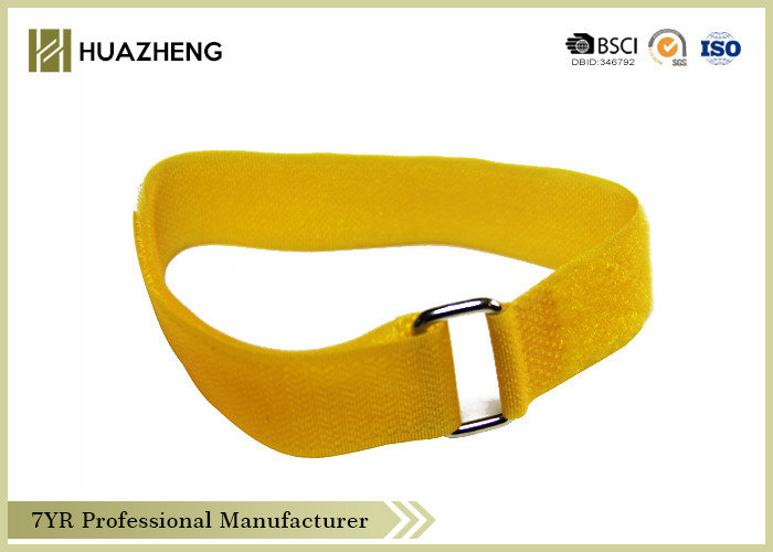 Colored  Mental Buckle Hook Loop Strap , Reusable Cable Tie For Self-Locking