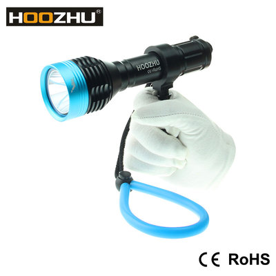 Hoozhu New Model Waterproof 100m Diving LED Lamps LED Torch Led Flashing for Diving