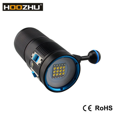 New Hoozhu V72 Underwater Video Light Max 7200lm and Watrproof 100m LED Torch