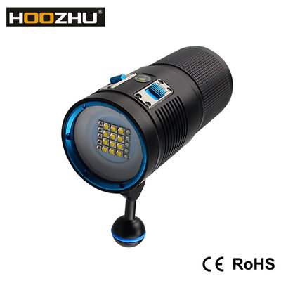 New Hoozhu V72 Underwater Video Light Max 7200lm and Watrproof 100m LED Torch