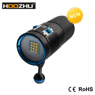 New Hoozhu V72 Underwater Video Light Max 7200lm and Watrproof 100m LED Torch