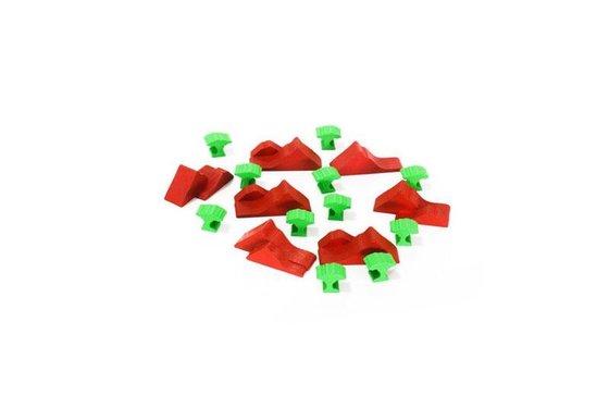 wooden components for board games