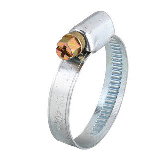 Germany Type Solid Band Hose Clamps , High Strength Hose Clamps 8mm - 500mm