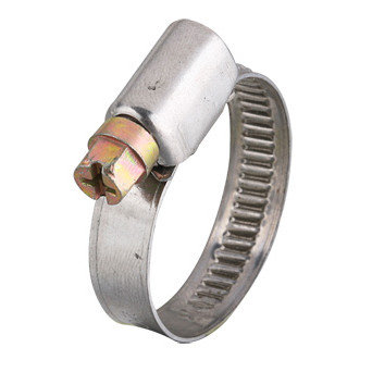 Germany Type Solid Band Hose Clamps , High Strength Hose Clamps 8mm - 500mm