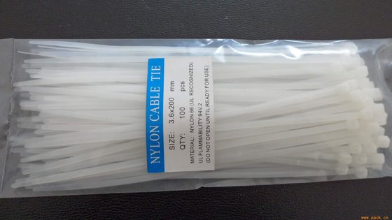 Insulated Strong Cable Ties Adjustable Self Locking Plastic Nylon Cable Tie