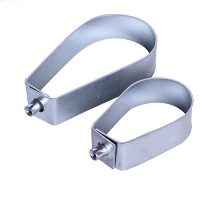 Hydraulic Special Hose Clamps Hinged  Pear Shape Pipe Support Brackets