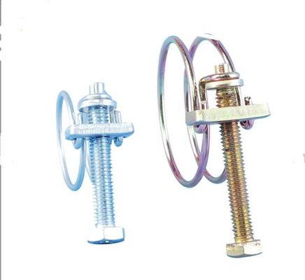 Zinc Plated Steel  Special Hose Clamps Wire Radiator Hose Clamps With Captive Nut