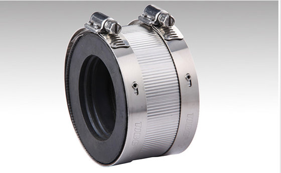 Type D No Hub Cast Iron Pipe Fittings Pipe Clamp Usage Flange Connection
