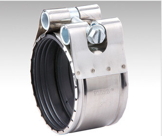 Heavy Duty No Hub Coupling Type E Connecting Hubless Cast Iron Soil Pipe