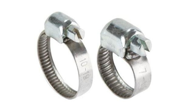 5mm Bandwidth Stainless Worm Gear Hose Clamp Weld Less One Piece Design