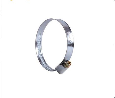 7.5mm  Non Perforated Hose Clamps / Zinc Plated Steel Hose Clamp Tensile Strength