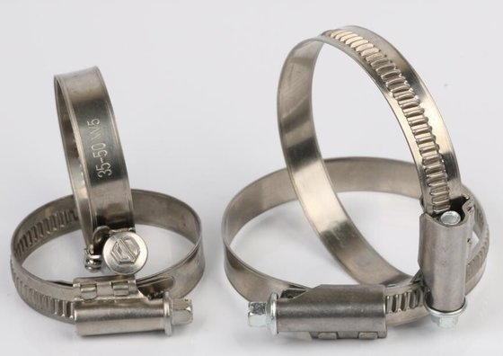 9mm Non Perforated Hose Clamps Pipe Clamp Without Welded Housing Design
