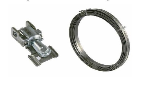 Non - Perforated Band Endless Hose Clamp Standard 12mm Band Width