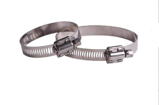 Housing Perforated Hose Clamps / Narrow Band Hose Clamps For Fuel Injection