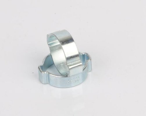 Miniature Crimp 2 Ear Hose Clamp Stainless Steel Thick 6mm Band Width