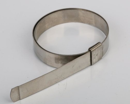 Stainless Steel Throbbing Hose Clamp 15.8mm Band Width For Machinery Vehicle