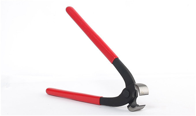 Double Ear Hose Clamp Tool , Hose Clamp Crimping Pliers Carbon Steel