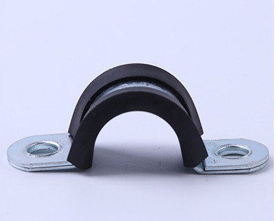 U Type Special Hose Clamps Rubber Lined Pipe Brackets For Pipelines Cables