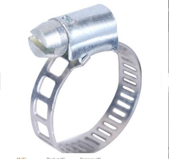 American Type Mini Perforated  Hose Clamp , 5/16" Stainless Steel Worm Clamp