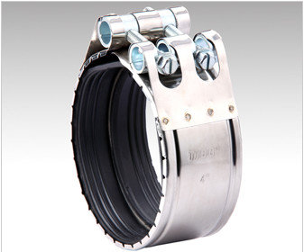 Type F No Hub Plumbing Shielded Coupling With Galvanized Steel Screw Nut