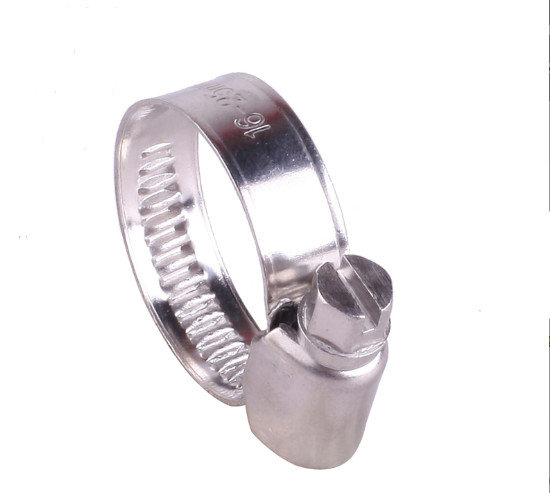 8mm Non Perforated Hose Clamps / High Strength Worm Drive Hose Clamps