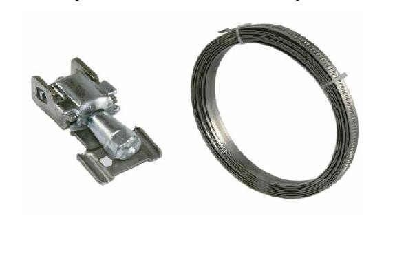 Non - Perforated Band Endless Hose Clamp Standard 12mm Band Width