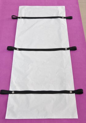 8Mil PEVA Body Bags with 6Strap Handles , Envelope Style Cadaver Bags