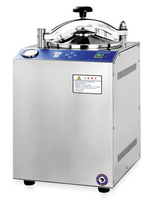 Vertical Cylindrical Pressure Steam Sterilizer Autoclave With An Electrical Heater