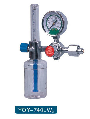 Gas Pressure And Gas Volume Adjustment Medical Oxygen Regulator Male / Female Connector