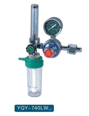 Gas Pressure And Gas Volume Adjustment Medical Oxygen Regulator Male / Female Connector