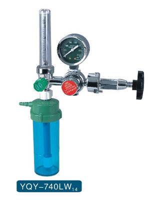 Medical Use Oxygen Pressure Reducing Regulator , 1-15L/Min Flow Rate
