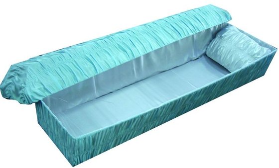 Flat Packed Plain Cremation Cardboard Eco Friendly Coffins or Container