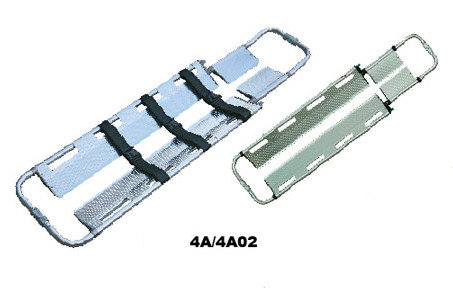 Aluminium Emergency Scoop Medical Stretcher With Head Immobilize