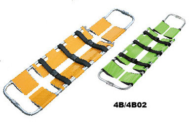 Aluminium Emergency Scoop Medical Stretcher With Head Immobilize