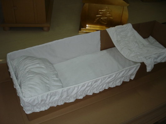 Rental Casket Insert 5Ply Corrugated Cardboard Coffins for Green Care
