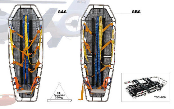 Medical Devices Emergency Helicopter Using Basket Stretcher For Rescue