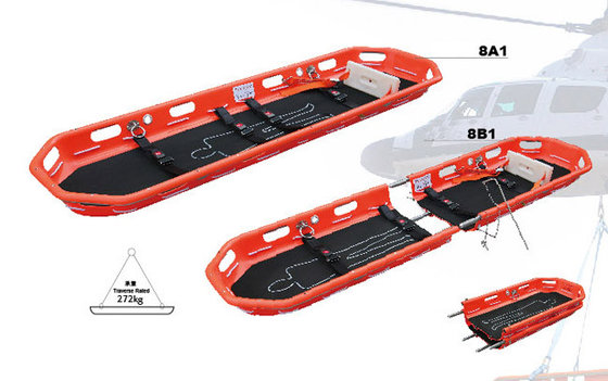Medical Devices Emergency Helicopter Using Basket Stretcher For Rescue