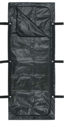 Webbing Strap Handle PVC or PEVA black Body Bags Heavy Duty Transport 12-20Mil
