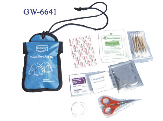 PVC Coated Nylon Bag Travel First Aid Kits For Illness Or Injury Care