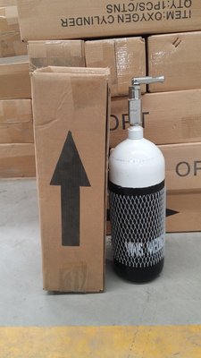Small size medical cylinder oxygen with CGA870 valve 2L seamless steel cylinder