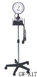 Floor stand vertical Blood Pressure Monitor Stethoscope , aneroid sphygmomanometer