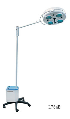 5 Feet  Floor Stand Surgical Operating Lights With3 4 5 Reflectors , AC/DC 220V/24V