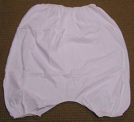 Clear or White Mortuary Garments Vinyl PVC Coveralls All with Seams