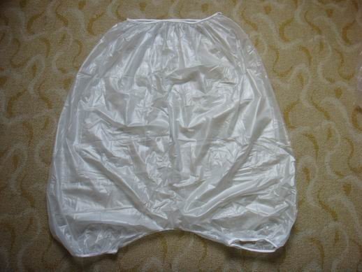 Heat Sealed And Leak Proo Mortuary Garments Vinyl Short Pants undergarments