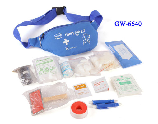 Medical Product Convenient Nylon Bag First Aid Kits For Dog / Cat Pets