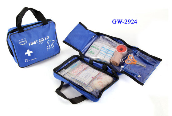 Medical Product Convenient Nylon Bag First Aid Kits For Dog / Cat Pets