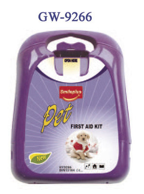 Plastic First Aid Kit Toolbox for Sunburn , Burns , Bites' N' Stings