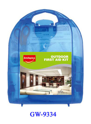 Plastic First aid kits for vehicles , first aid box contents products